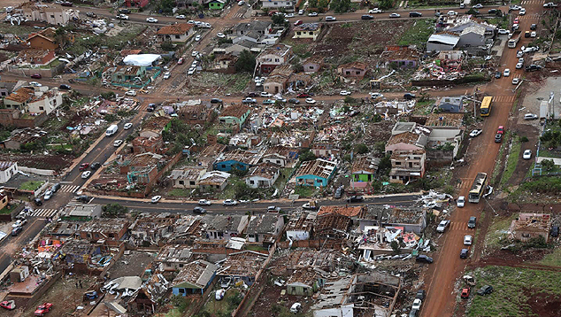 Tornado em Rio Bonito do Iguaçu foi um EF3 e o mais mortífero no BR em ...